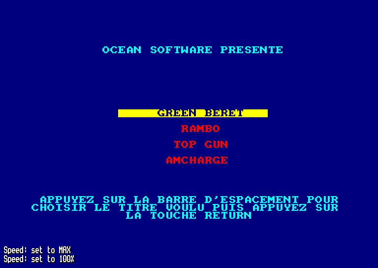 Ocean Compilation (19xx)(Ocean Software) - ROMs Amstrad CPC - Amstrad ...