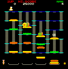 Burger Time (Data East set 1) - ROMs Non-MAME - FinalBurn Neo - Arcade ...