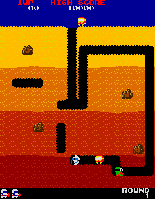 Dig Dug (rev 2) - ROMs Non-MAME - FinalBurn Neo - Arcade Games - Planet ...