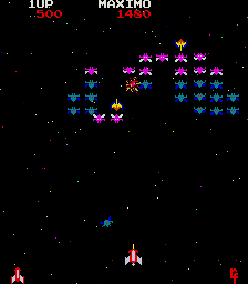 Galaxian Growing Galaxip / Galaxian Nave Creciente (Recreativos ...