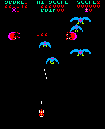 Phoenix (Centuri, set 2) - ROMs Non-MAME - FinalBurn Neo - Arcade Games ...