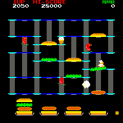 Burger Time (Data East USA) - ROMs MAME - MAME - ROMs - Planet Emulation