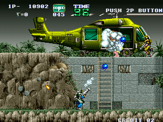Gunforce - Battle Fire Engulfed Terror Island (Japan) - ROMs MAME ...