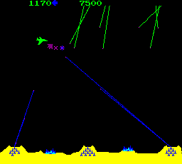 Missile Command (rev 3) - ROMs MAME - MAME - ROMs - Planet Emulation