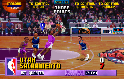 NBA Jam TE (rev 2.0 01/28/94) - ROMs MAME - MAME - ROMs - Planet Emulation
