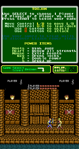 Trojan (PlayChoice-10) - ROMs MAME - MAME - ROMs - Planet Emulation