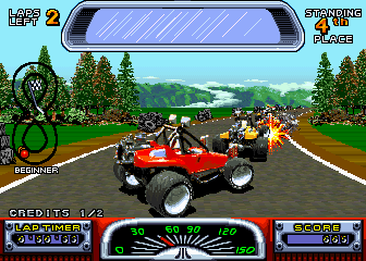 Road Riot 4WD (set 2, 13 Nov 1991) - ROMs MAME - MAME - ROMs - Planet ...