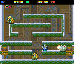 Snow Bros. - Nick & Tom (Japan) - ROMs MAME - MAME - ROMs - Planet ...