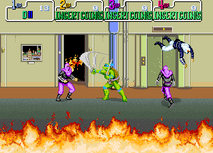 Teenage Mutant Ninja Turtles (Asia 4 Players, version ?) - ROMs MAME ...