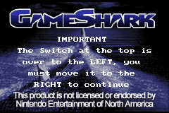 GameShark GBA (USA) (Alt 1) (Unl) - ROMs GBA - Nintendo - Game Boy ...