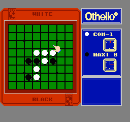Othello (USA) - ROMs NES - Nintendo - Nintendo Entertainment System ...