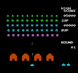 Space Invaders (Japan) - ROMs NES - Nintendo - Nintendo Entertainment ...