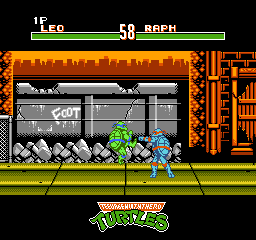 Teenage Mutant Hero Turtles - Tournament Fighters (Europe) - ROMs NES ...