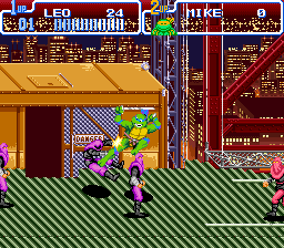 Teenage Mutant Ninja Turtles IV - Turtles in Time (USA) - ROMs Super ...