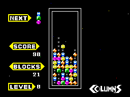 Columns (USA, Europe) - ROMs Master System - Sega - Master System ...