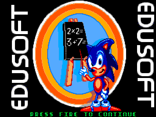 Sonic's Edusoft (Unknown) (Proto) - ROMs Master System - Sega - Master ...