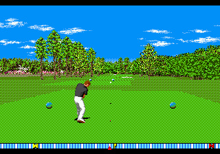 New 3D Golf Simulation - Harukanaru Augusta (Japan) - ROMs Mega Drive ...