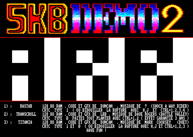ROMs Amstrad CPC - Amstrad CPC - Demos - Planet Emulation